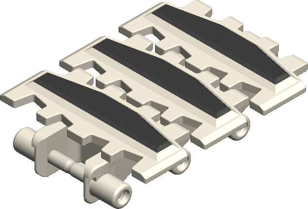 Types of Tabletop Plastic Chain - QC Conveyors