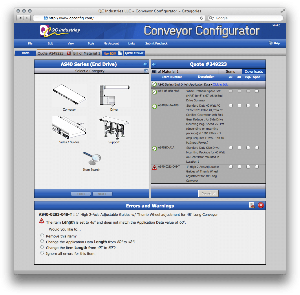 Front Drive with Powered Roller - QC Conveyors