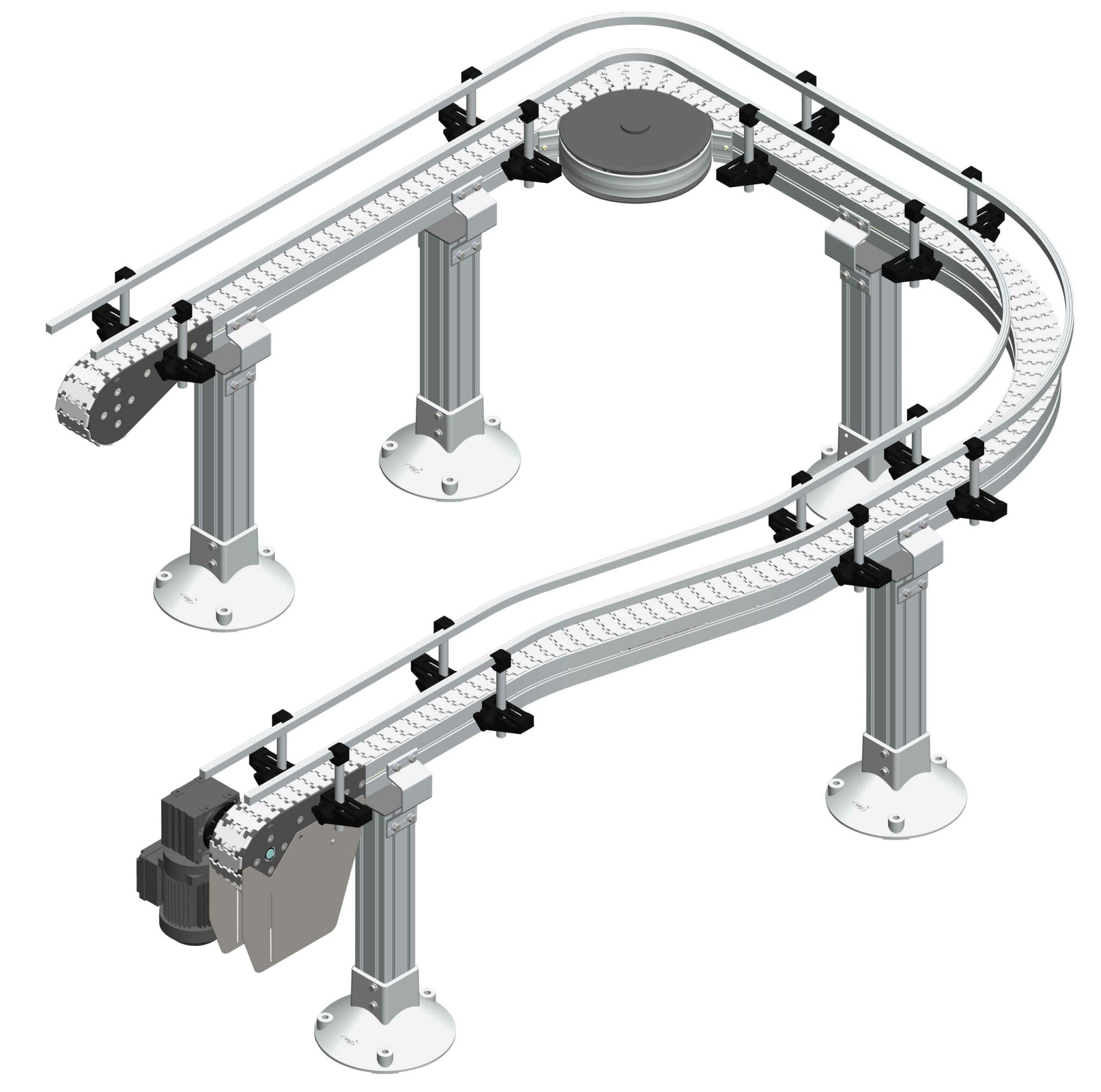 Plastic Chain Conveyor Systems | QC Conveyors